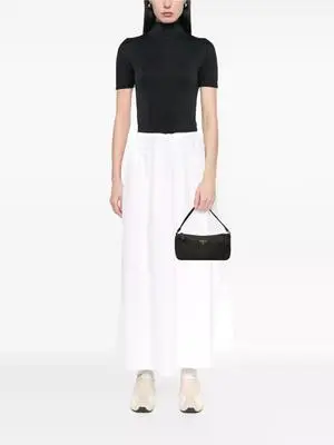 Prada Tessuto Pochette Shoulder Bag - Black