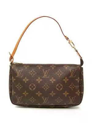LOUIS VUITTON Monogram Pochette Accessoires Shoulder Bag - Brown