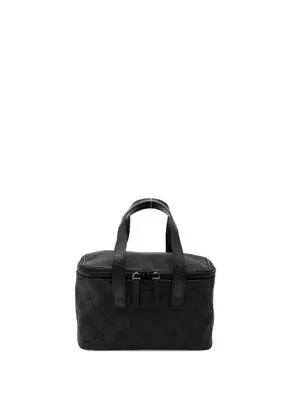 Gucci Gg Canvas Vanity Bag - Black