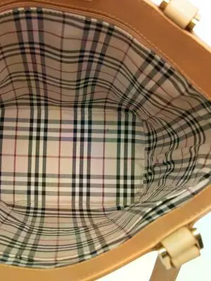 Burberry Leather Tote Bag
