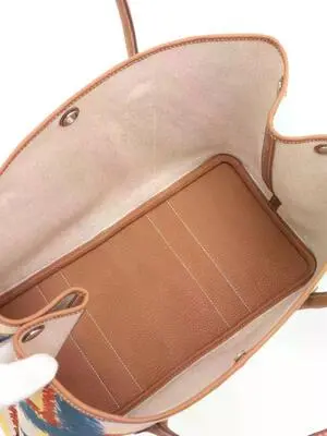 Hermès 2024 Tartan Cross Garden Party 36 Tote Bag - Neutrals