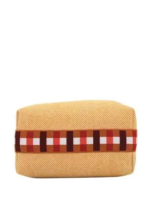 Hermès Small Wool Case Vanity Bag - Orange