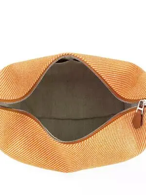 Hermès Small Wool Case Vanity Bag - Orange
