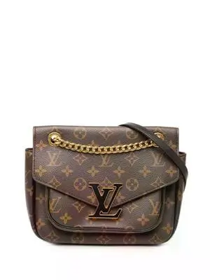 LOUIS VUITTON Monogram Passy Pm Shoulder Bag - Brown