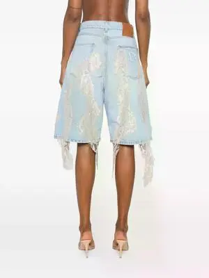 Giuseppe Di Morabito Light Lace Appliqué Shorts