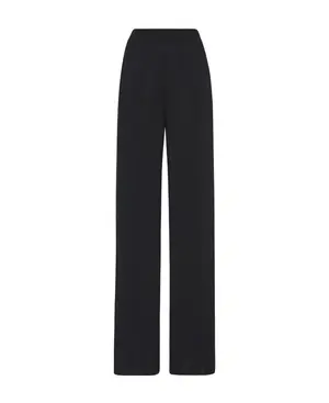 THE ROW High-waisted Casual Pants - Black