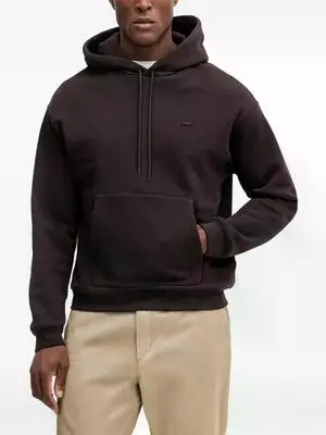 Lacoste Logo Patch Drawstring Hoodie