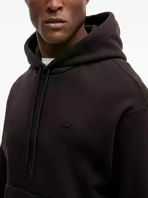Lacoste Logo Patch Drawstring Hoodie