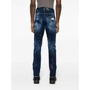 Dsquared2 Cool Guy Distressed Skinny Jeans - Blue