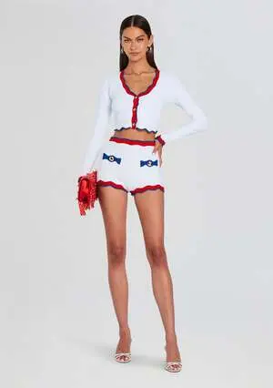 Retrofete Orlaithe Rib Knit Cardigan