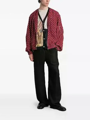 Needles Heart-print Bomber Jacket