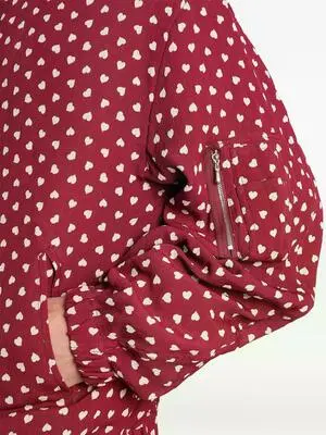 Needles Heart-print Bomber Jacket