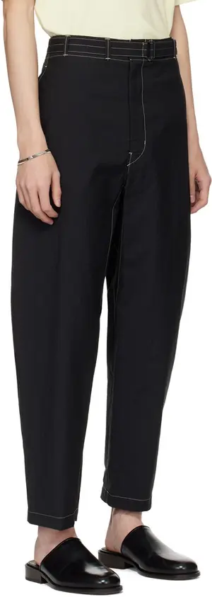 LEMAIRE Belted Cargo Pants With Button Detail