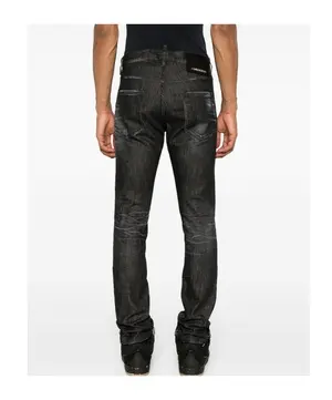 Dsquared2 Logo Patch Straight-leg Jeans