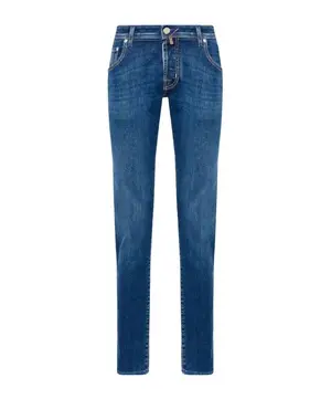 Jacob Cohen Nick Mid-rise Slim-fit Jeans - Blue