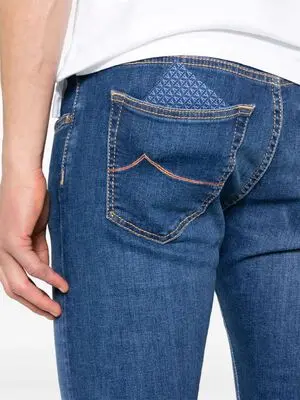Jacob Cohen Nick Mid-rise Slim-fit Jeans