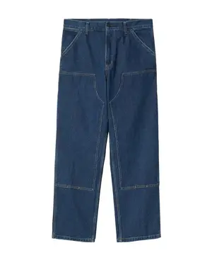 Carhartt Work In Progress Multi-pocket Denim Trousers - Blue