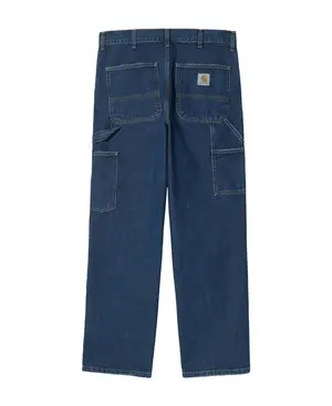 Carhartt Work In Progress Denim Trousers With Multi-pocket Detailing