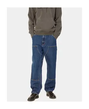 Carhartt Work In Progress Denim Trousers With Multi-pocket Detailing