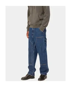 Carhartt Work In Progress Denim Trousers With Multi-pocket Detailing