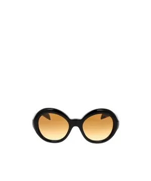 Prada Round Frame Sunglasses - Black