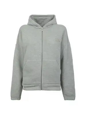 AUTRY Logo-embroidered Zip-up Hoodie