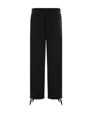 Off-White Drawstring Wide Leg Trousers