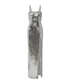 Rebecca Vallance Olympia Sequin Gown - Silver