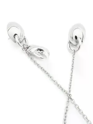 Acne Studios Tone Brass Pendant Earrings