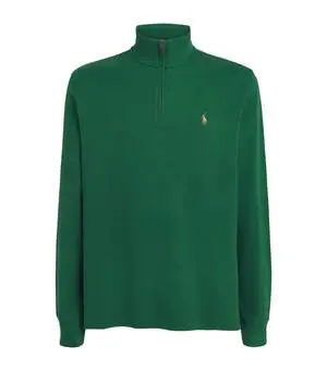 Polo Ralph Lauren Cotton Half-zip Sweatshirt - Green