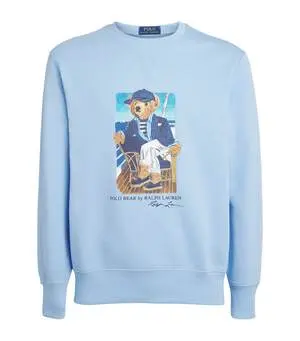 Polo Ralph Lauren Cotton Blend Crewneck Sweatshirt With Graphic Print