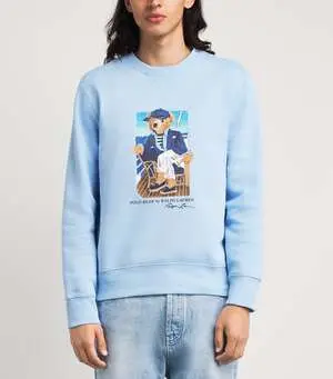 Polo Ralph Lauren Cotton Blend Crewneck Sweatshirt With Graphic Print