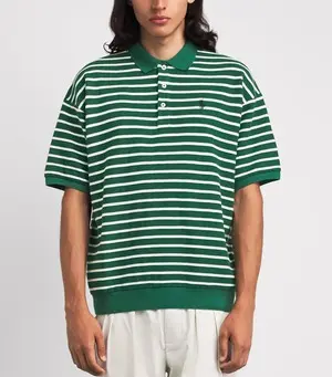 Polo Ralph Lauren Cotton Mesh Stripe Relaxed Polo Shirt