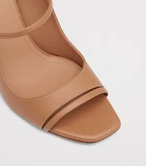 MALONE SOULIERS Rania Leather Heeled Mules
