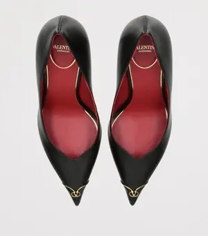 Valentino Garavani Leather Heartip Pumps