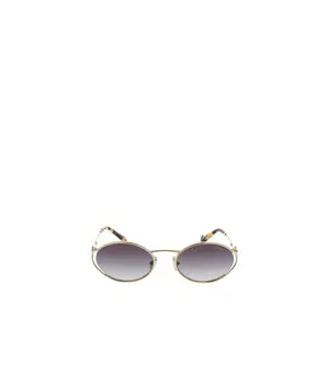 Miu Miu Round Frame Sunglasses - Gray