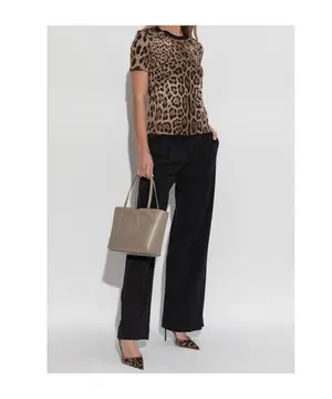 Dolce & Gabbana Leopard Print Crewneck T-shirt
