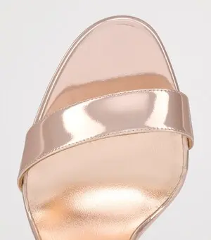 CHRISTIAN LOUBOUTIN Loubi Queen Alta Patent Leather Sandals