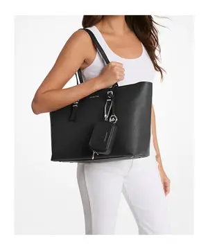 Michael Kors Logo-plaque Tote Bag - Black