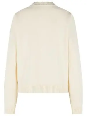 Moncler Logo Patch Quilted Cardigan
