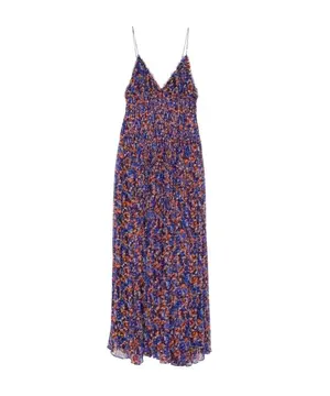 Ulla Johnson Graphic Detail Chiffon Maxi Dress