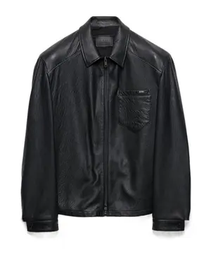 Prada Nappa Leather Jacket - Black