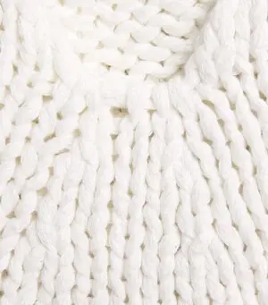 Khaite Cable-knit Cassie Top - White
