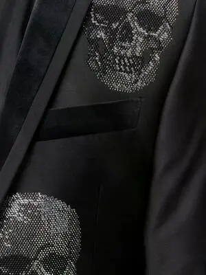 Philipp Plein Embellished Skull Blazer