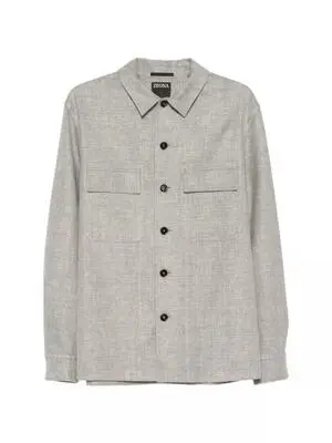 Zegna Button-up Flap-pocket Shirt