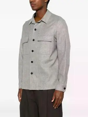 Zegna Button-up Flap-pocket Shirt