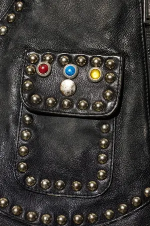 Dsquared2 Long Sleeve Leather Jacket