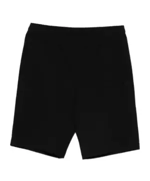 Karl Lagerfeld Logo-embroidered Elasticated Shorts - Black