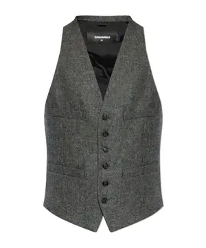 Dsquared2 Sleeveless Vest - Black