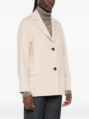 Max Mara Single-breasted Blazer With Notched Lapel